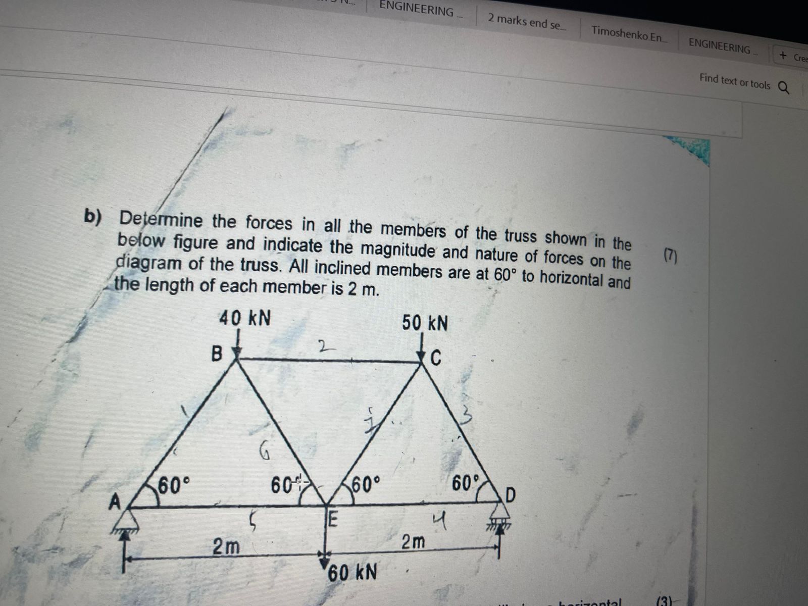 Solved a) ﻿Two forces equal to 2P ﻿and P ﻿act on a particle. | Chegg.com