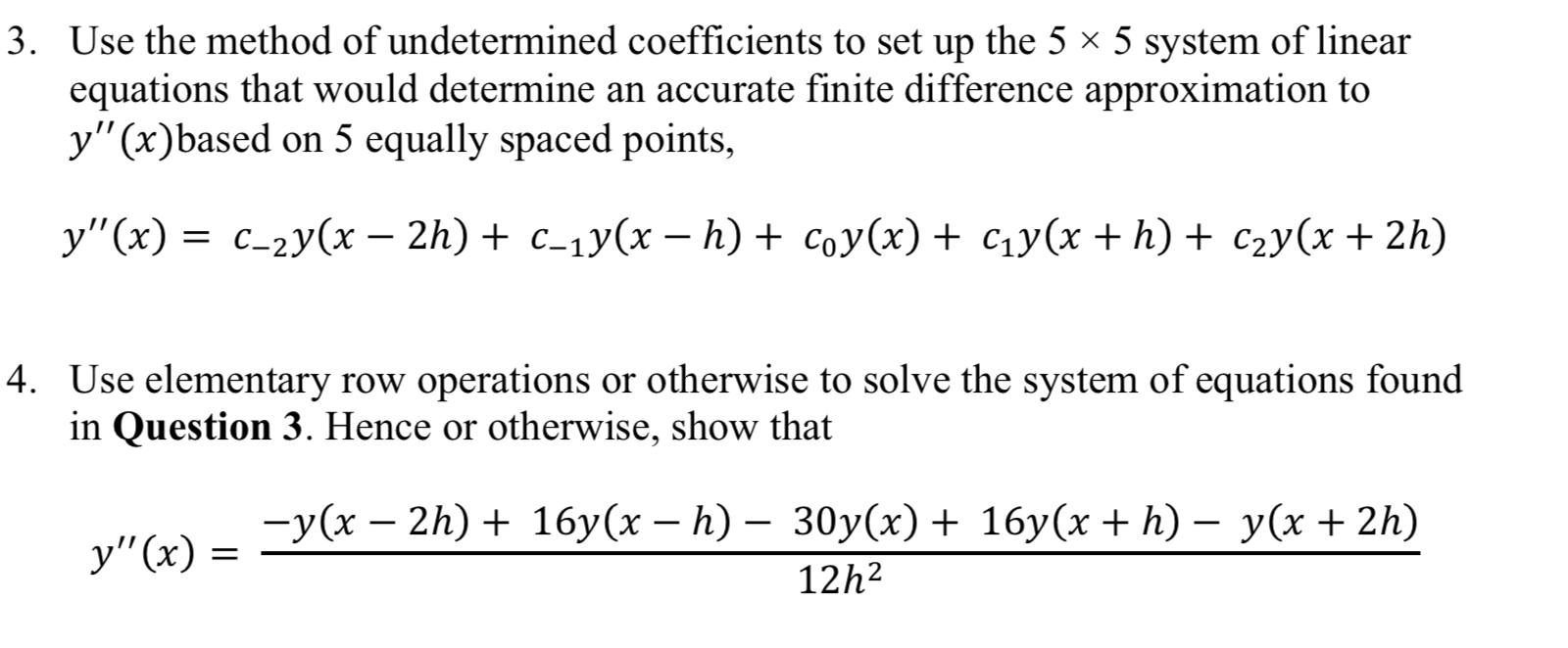 Solved 3. Use the method of undetermined coefficients to set | Chegg.com