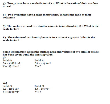 Solved Determine whether each pair of solids are similar. | Chegg.com