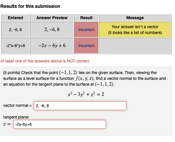 Solved Results for this submission At least one of the | Chegg.com