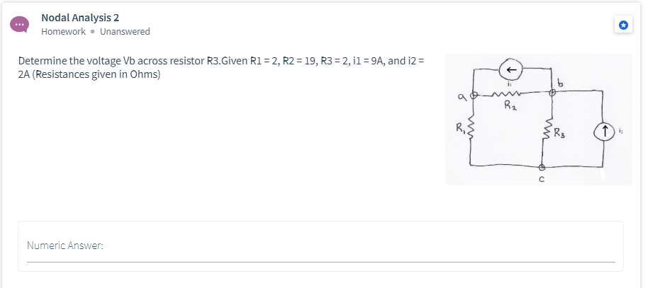 Solved Nodal Analysis 2 Homework. Unanswered Determine the | Chegg.com