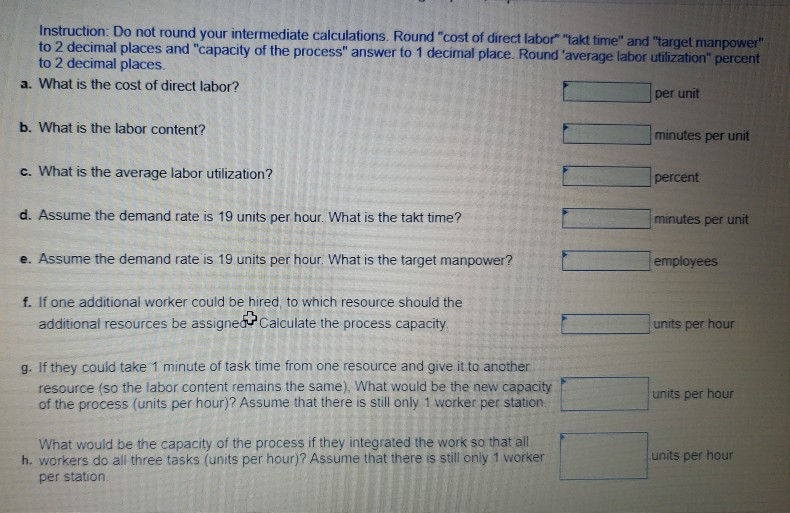 Solved PA 4-2 (Algo) Consider a process consisting of... | Chegg.com