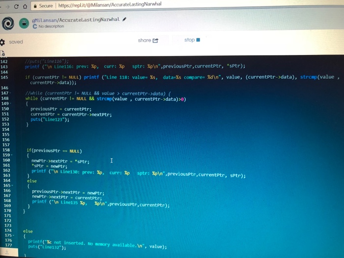 Solved I have this code that I have programmed. Ultimately | Chegg.com
