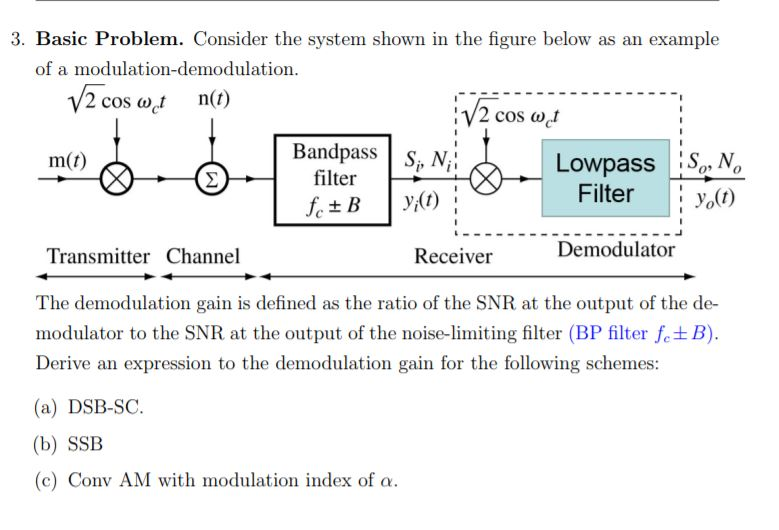 3. Basic Problem. Consider the system shown in the | Chegg.com