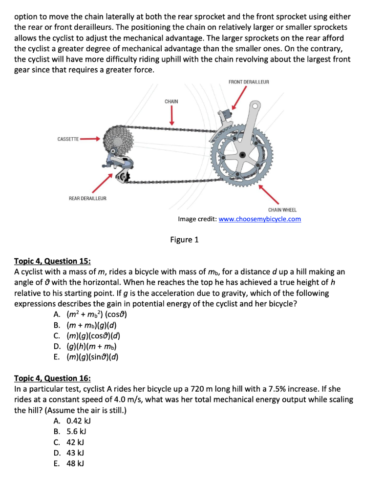 Solved PASSAGE: Use the following information for the | Chegg.com