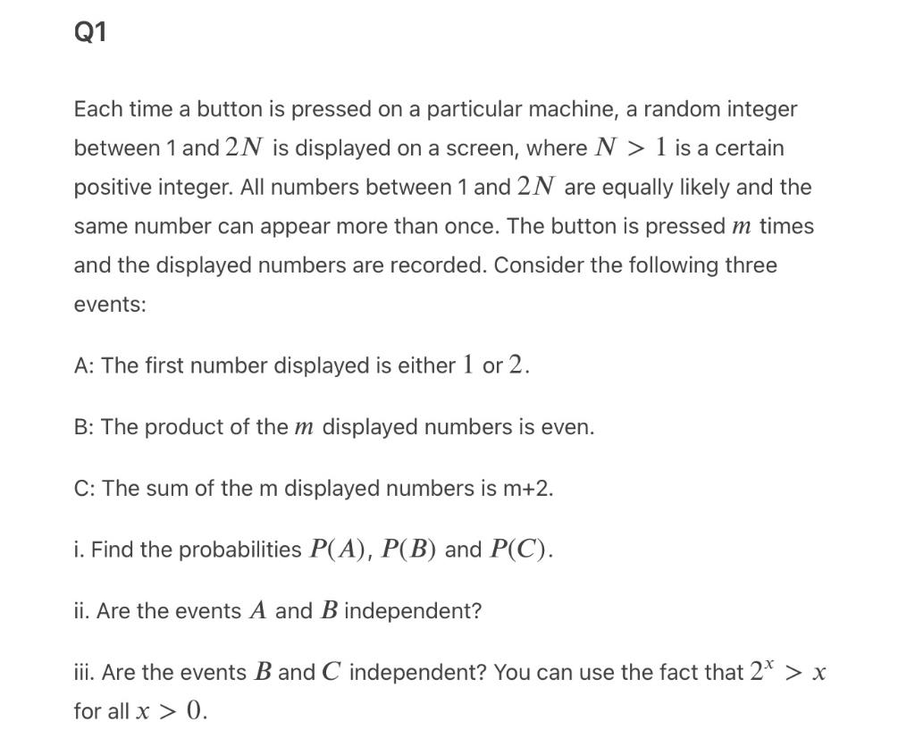 Solved Each time a button is pressed on a particular | Chegg.com