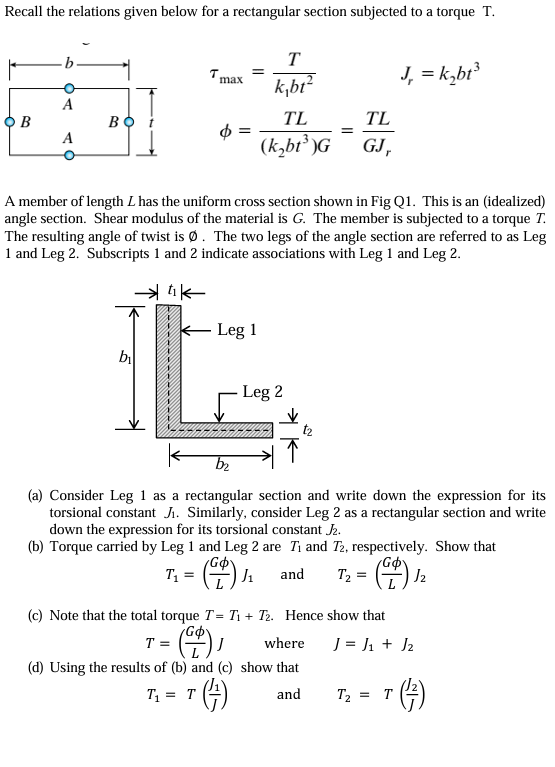 Solved Recall the relations given below for a rectangular | Chegg.com