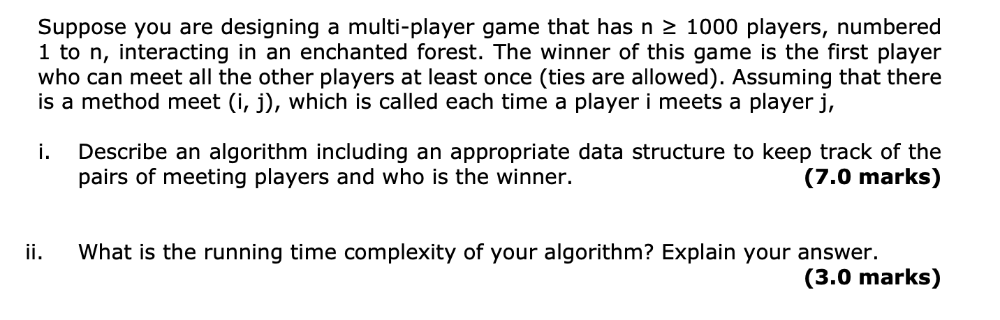 Solved Suppose you are designing a multi-player game that | Chegg.com