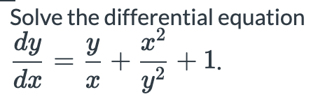 Solved This is for Differential Equations. I'm having a hard | Chegg.com