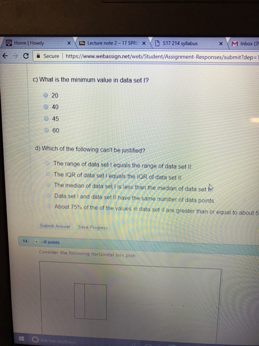 Solved 13. O points Consider the plot below. Use this plot | Chegg.com