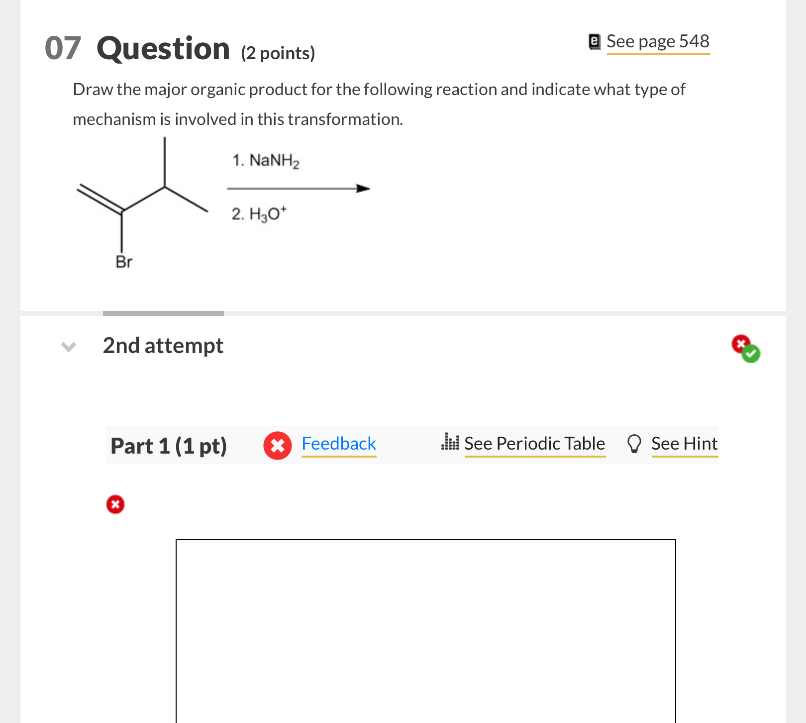 Solved Draw the major organic product for the following | Chegg.com