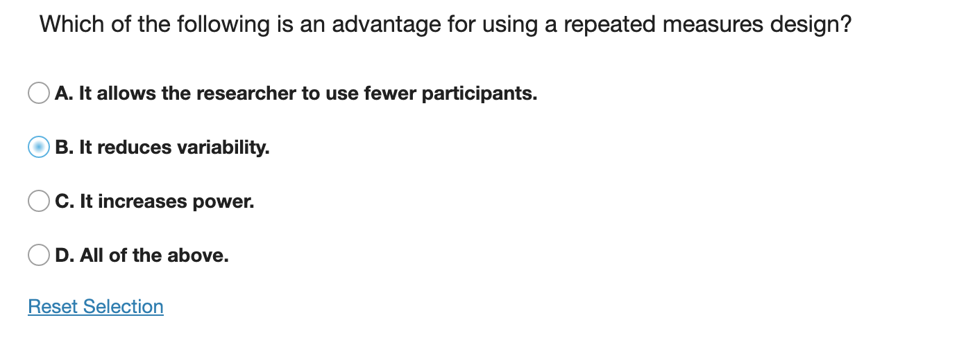 Solved Which of the following is an advantage for using a | Chegg.com