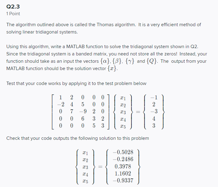 Solved Q1 Boundary Value Problem 3 Points You are required | Chegg.com
