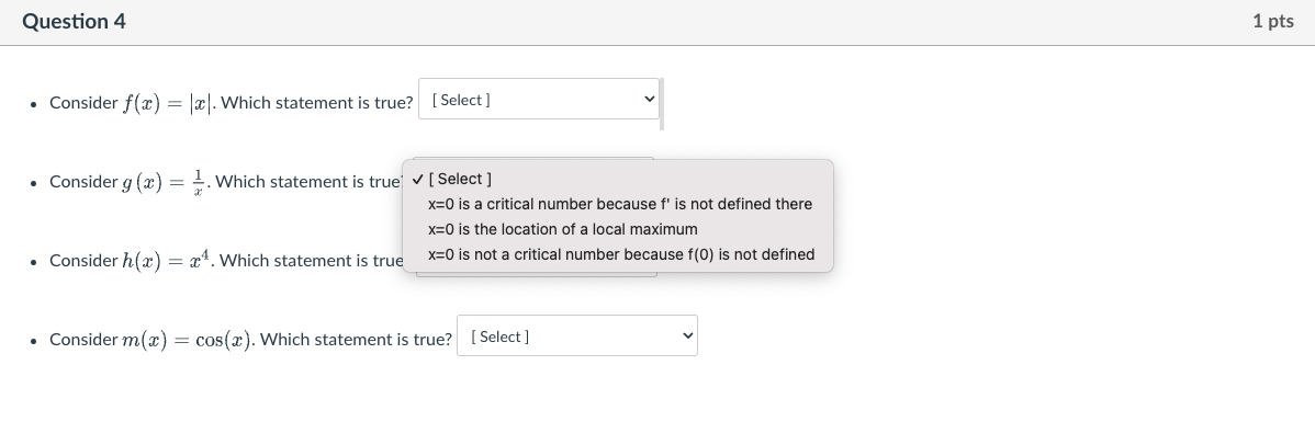 Solved Consider a continuous and differentiable function, | Chegg.com
