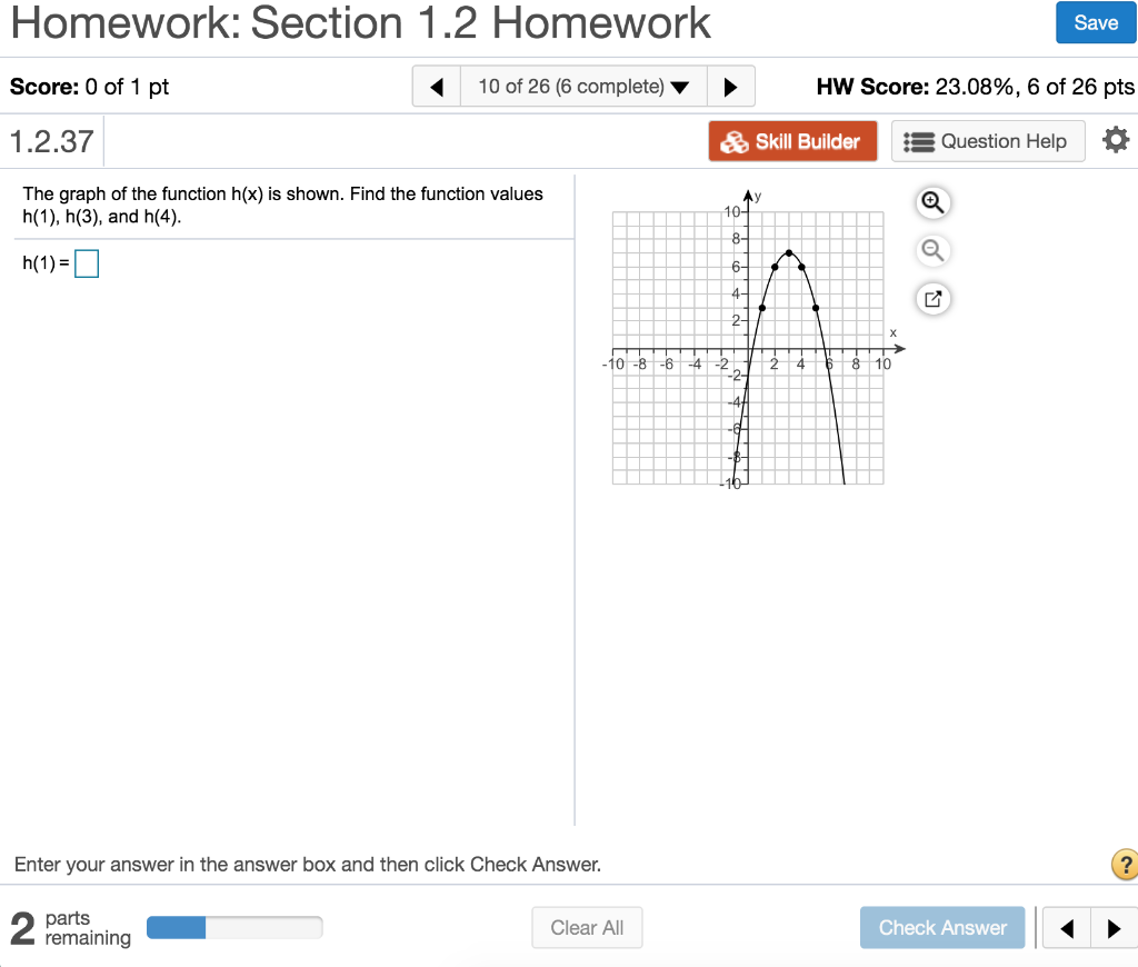Solved Homework Section 1 2 Homework Save Score 0 Of 1 Pt