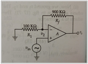 Solved A non-inverting amplifier is shown in fig. The loop | Chegg.com