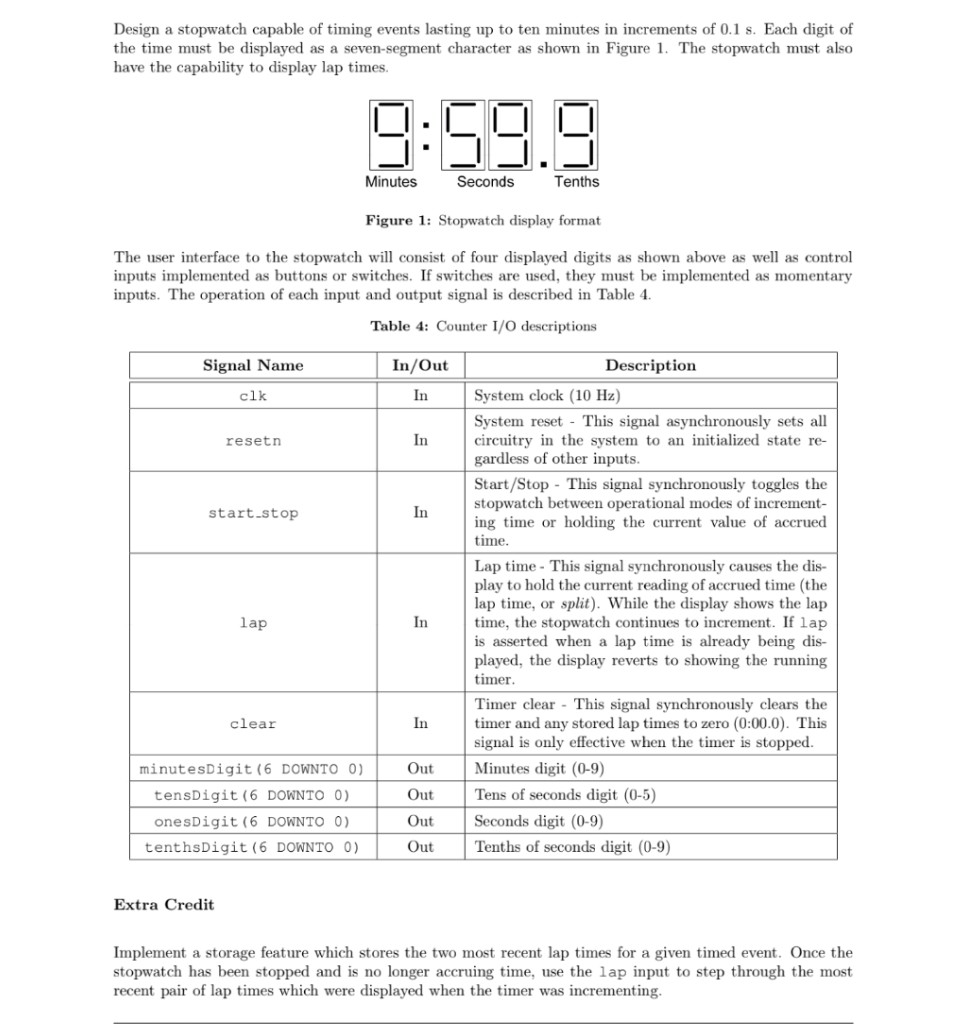 Using Quartus II, implement your design using | Chegg.com