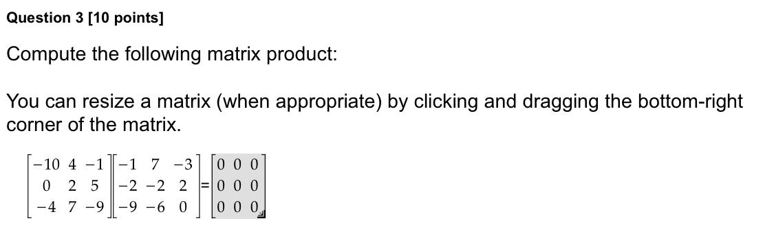 Solved the zero's are not the answer, it is just a | Chegg.com