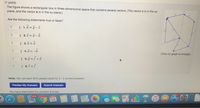 Solved 1 point The figure shows a rectangular box in | Chegg.com