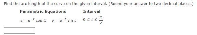 Solved Parametric Equations Interval