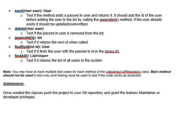 3 Task 2 Create A Class Useracraxlistrepository