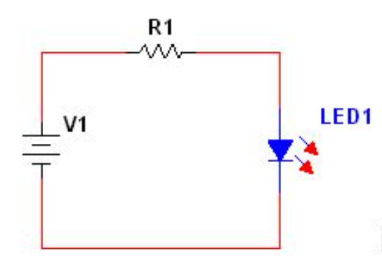 Solved What is the current through the LED given the | Chegg.com