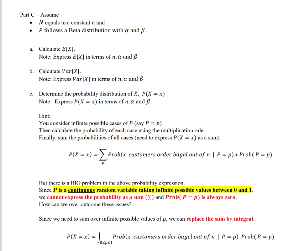 t - - Assume - N equals to a constant n and - P | Chegg.com