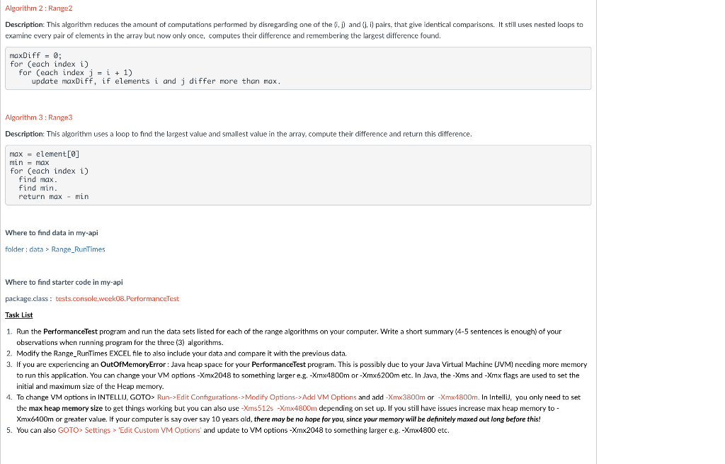 Solved About For this exercise, we will look at algorithm | Chegg.com