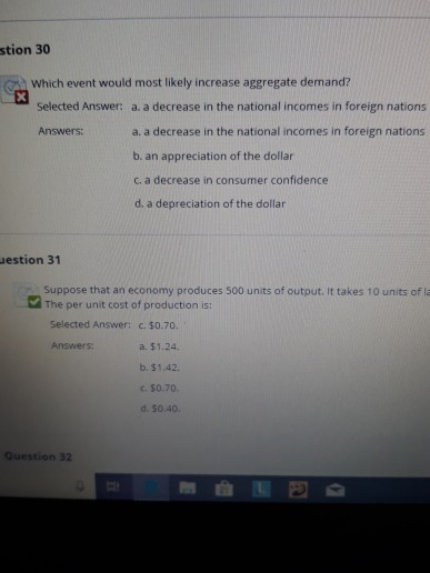 Solved stion 30 Which event would most likely increase | Chegg.com