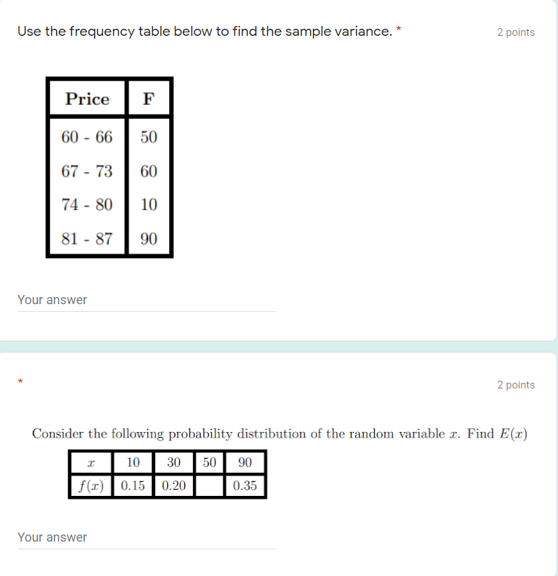 Solved Use the frequency table below to find the sample | Chegg.com