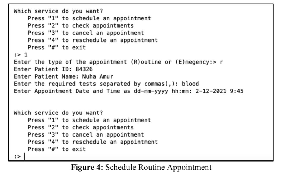 Solved Java... Read the initial appointments records from a | Chegg.com