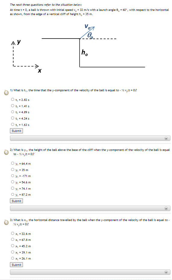 Solved The next three questions refer to the situation | Chegg.com