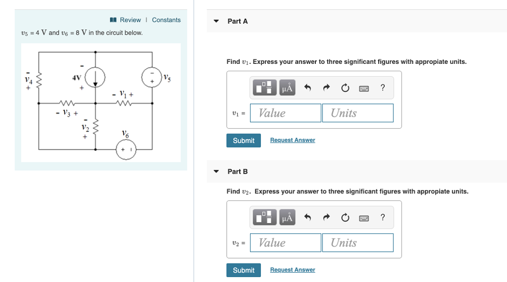 Solved Please find v1, v2, v3, and v4. | Chegg.com