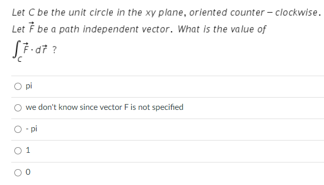 Solved Let C be the unit circle in the xy plane, oriented | Chegg.com