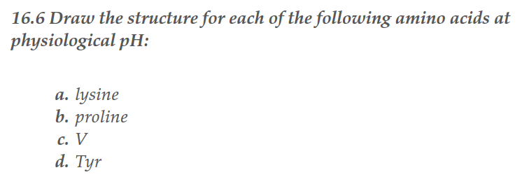 Solved 16.6 Draw the structure for each of the following | Chegg.com