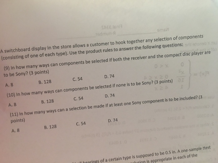 A switchboard display in the store allows a customer | Chegg.com
