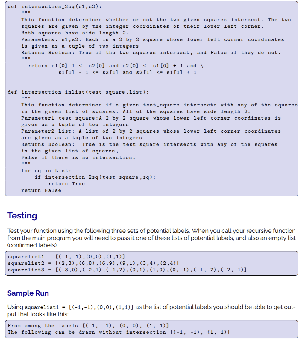 Solved For this problem you need to determine which labels | Chegg.com
