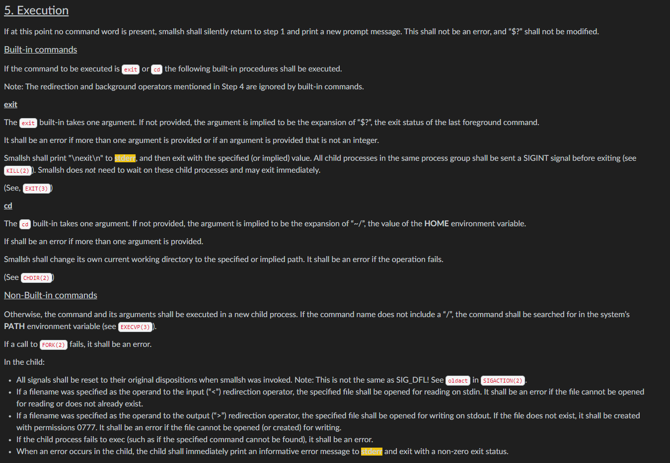 Solved Built-in commands If the command to be executed is | Chegg.com