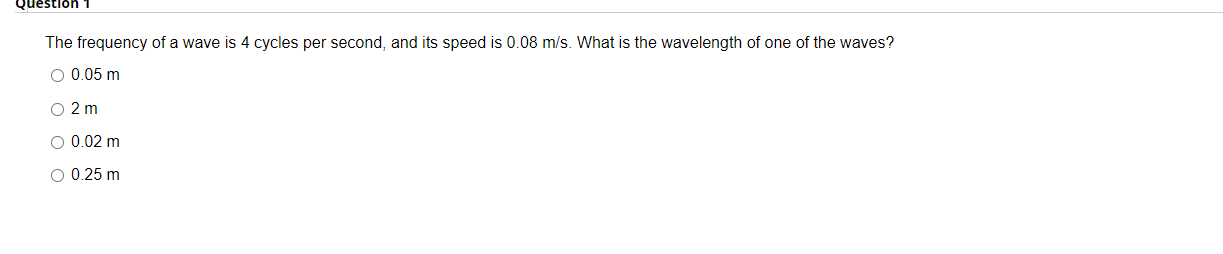 Solved The frequency of a wave is 4 cycles per second, and | Chegg.com