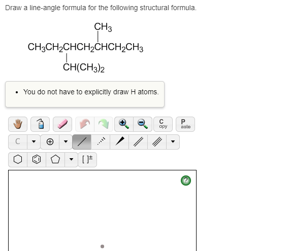 Solved Draw a line-angle formula for the following | Chegg.com