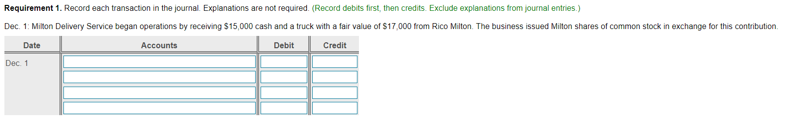 Solved There should 14 tables filled out will each Date | Chegg.com