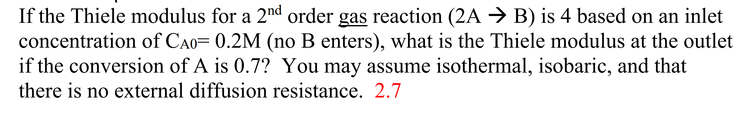 Solved The answer is 2.7, but I want to understand how to do | Chegg.com