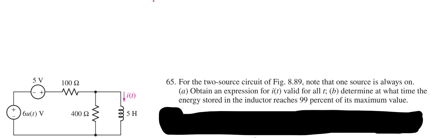Solved For the two-source circuit of Fig. 8.89, ﻿note that | Chegg.com