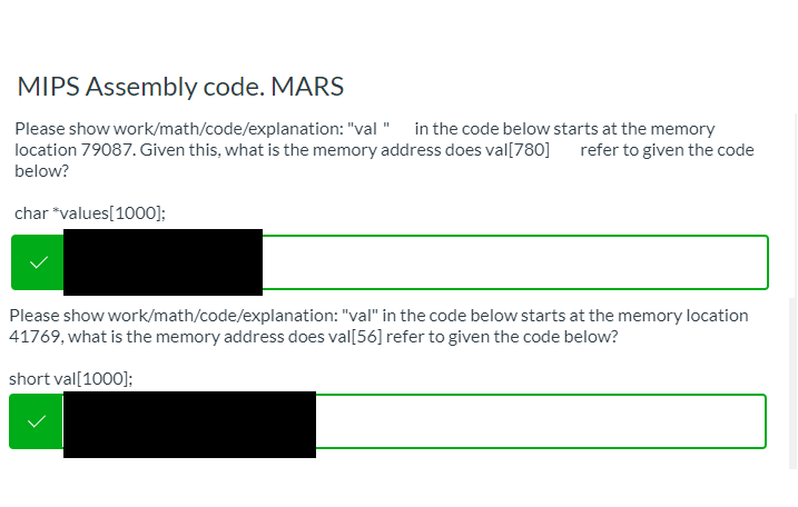Solved MIPS Assembly code. MARS Please show | Chegg.com
