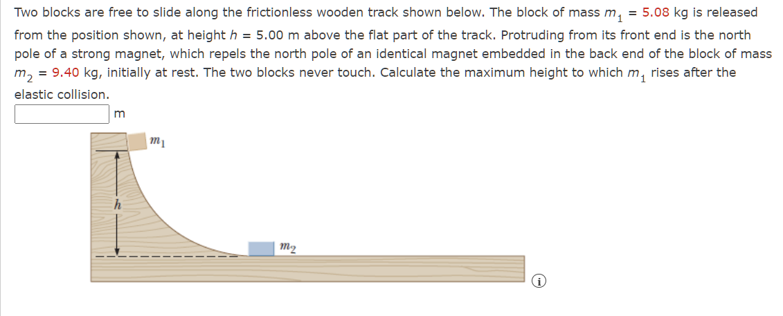 Solved Two blocks are free to slide along the frictionless | Chegg.com