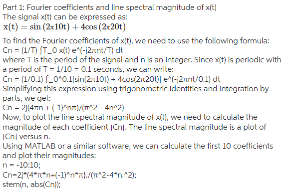 Solved Please Help Need Matlab Portion Please Put Copyable