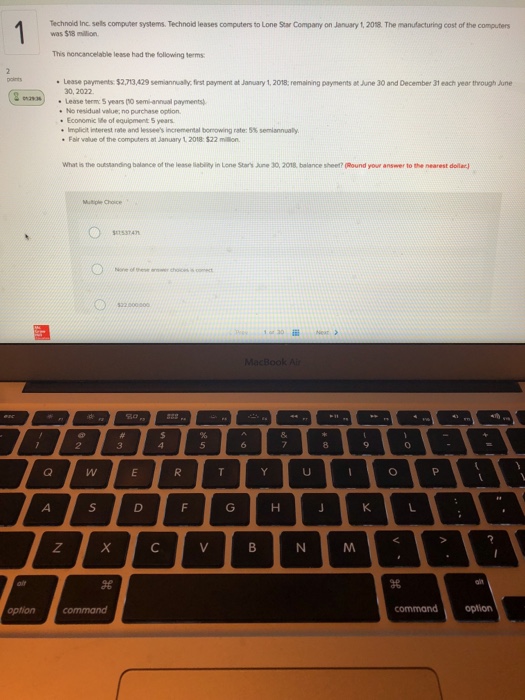 Solved Technold Inc. sells computer systems. Technoid leases | Chegg.com