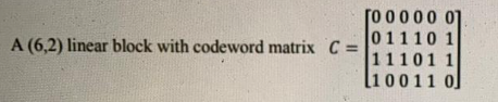 Solved 1) codeword when data is 1011 2) if a codeword is | Chegg.com