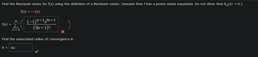 Solved Find the Maclaurin series for f(x) using the | Chegg.com