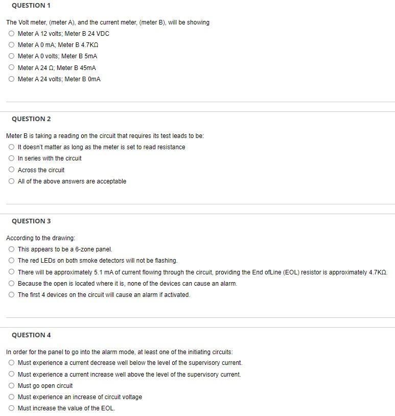 Solved Use the following circuit to answer Questions 1-4: | Chegg.com